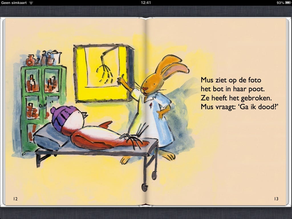 Mus in het gips – e-book review - Juf Jannie leren met kinderen